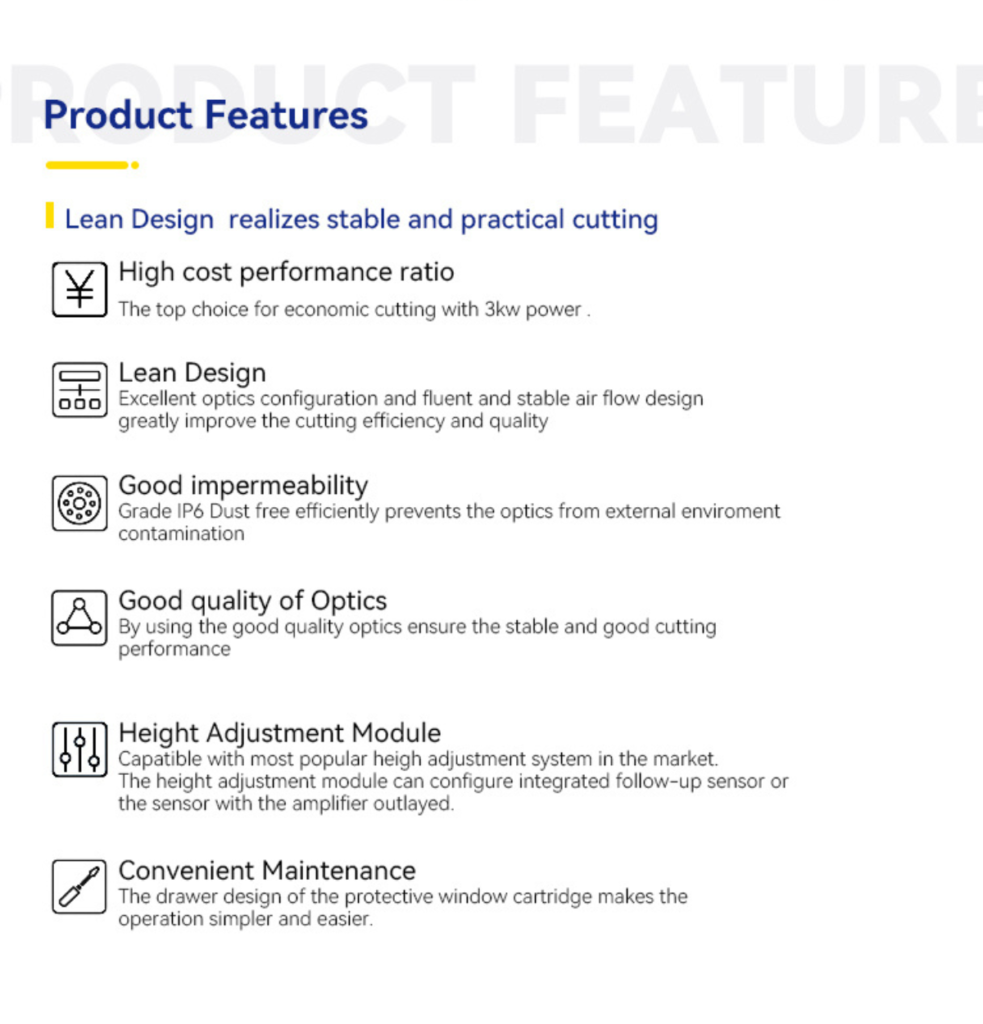 Hans HC03-B Manual Cutting Head - Raysoar