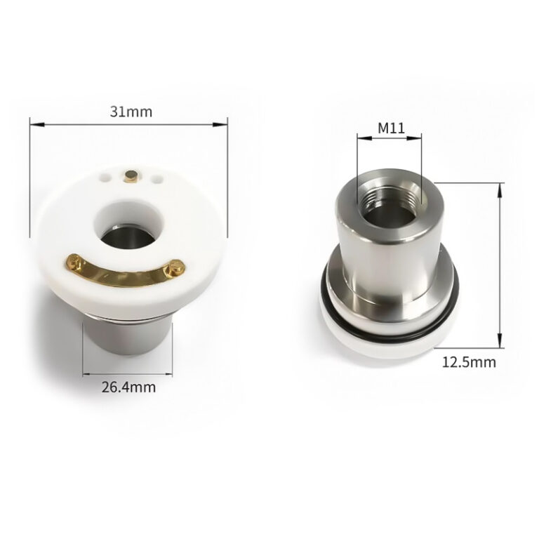 MAX LCXC09-0001 D31 M11 Laser Ceramics Nozzle Holder for Laser Cutting Head - Raysoar