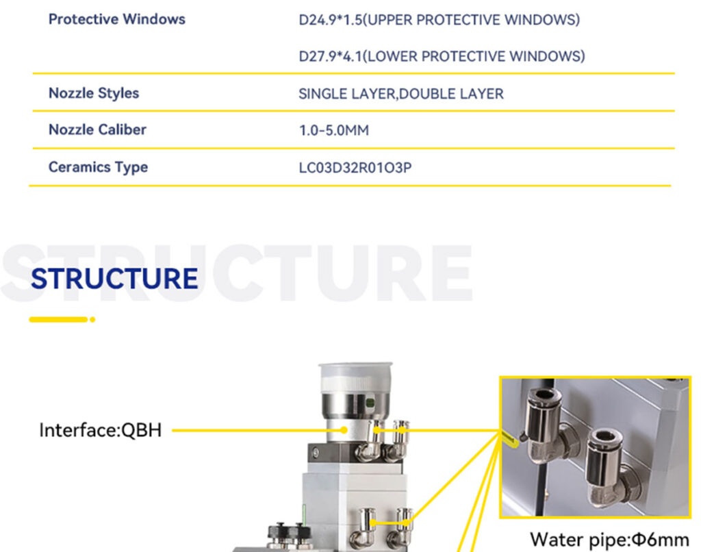 Raytools BM110 F125/155 Autofocus Fiber Laser Cutting Head - Raysoar