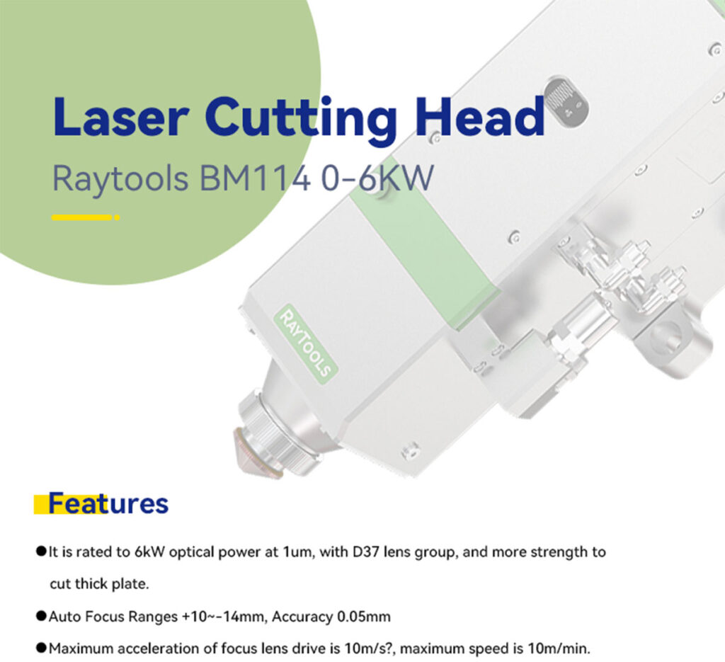 Raytools LRTM05-BM114M1.5A Auto-Focusing Fiber BM114 Laser Cutting Head ...
